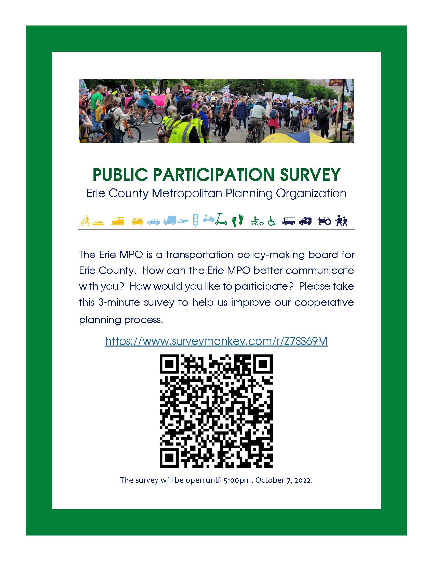 Erie MPO Public Participation Survey – Summit Township, Erie County, PA